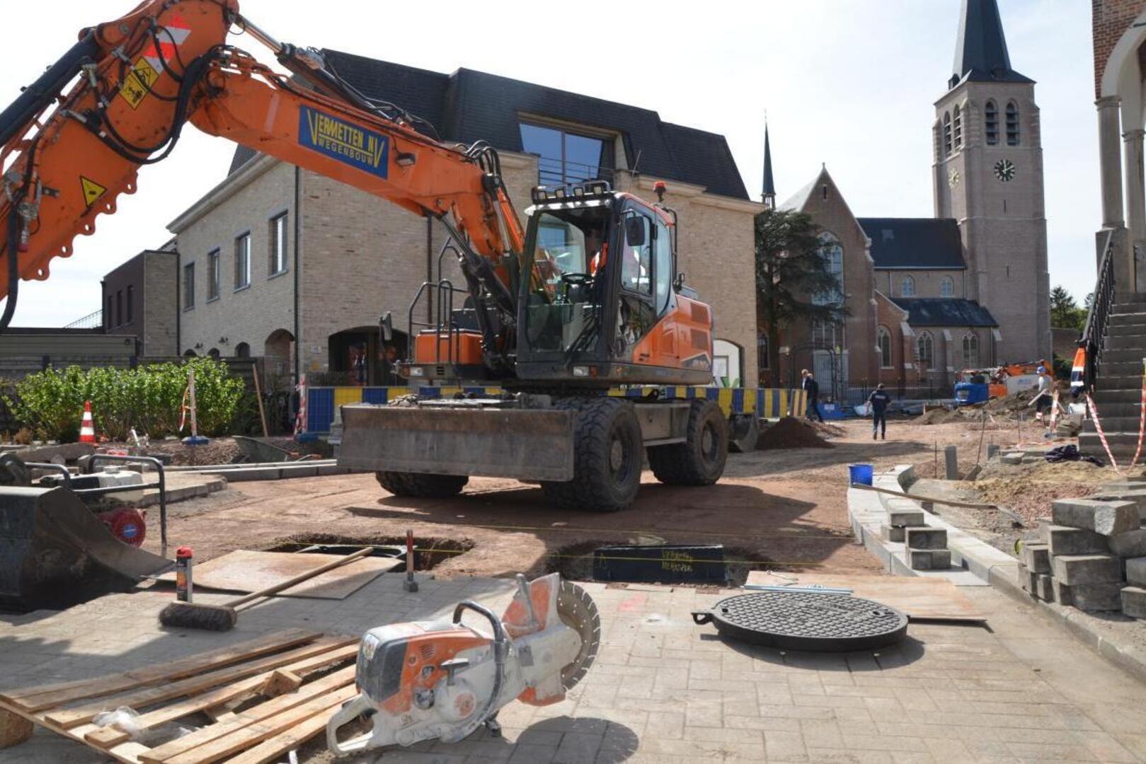 Werken Dorpsstraat verhuizen naar kruispunt Akkerstraat, anderhalve maand dicht voor verkeer | GVA